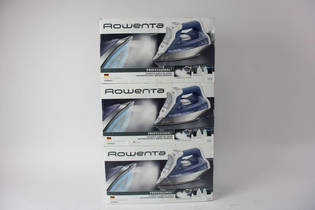 Rowenta Professional Steam Iron, DW8061, 3 Count | Property Room