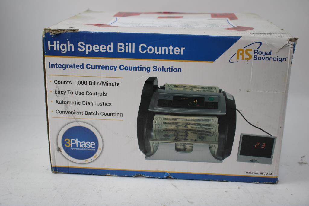 Royal Sovereign Bill Counter, RBC-2100 | Property Room