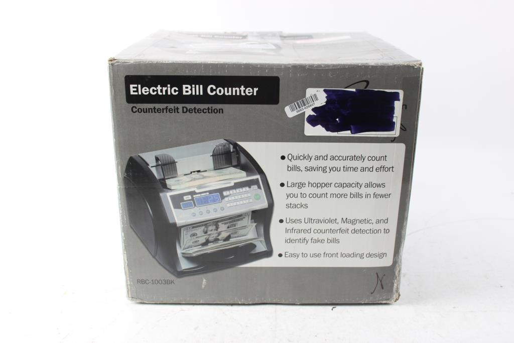 Royal Sovereign Electric Bill Counter, RBC-1003BK | Property Room