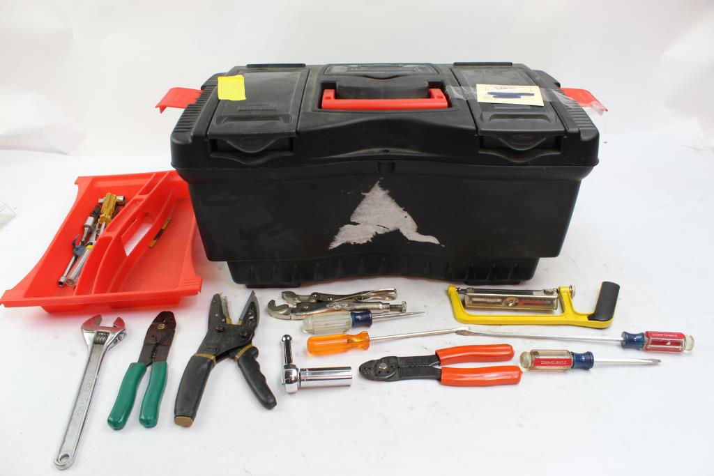 Rubbermaid Tough Tools Toolbox With Craftsman, Crescent And More ...