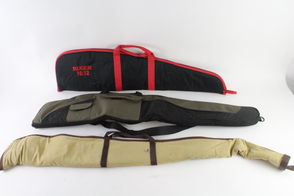 Ruger And Other Soft Rifle Cases, 5+ Piecs | Property Room