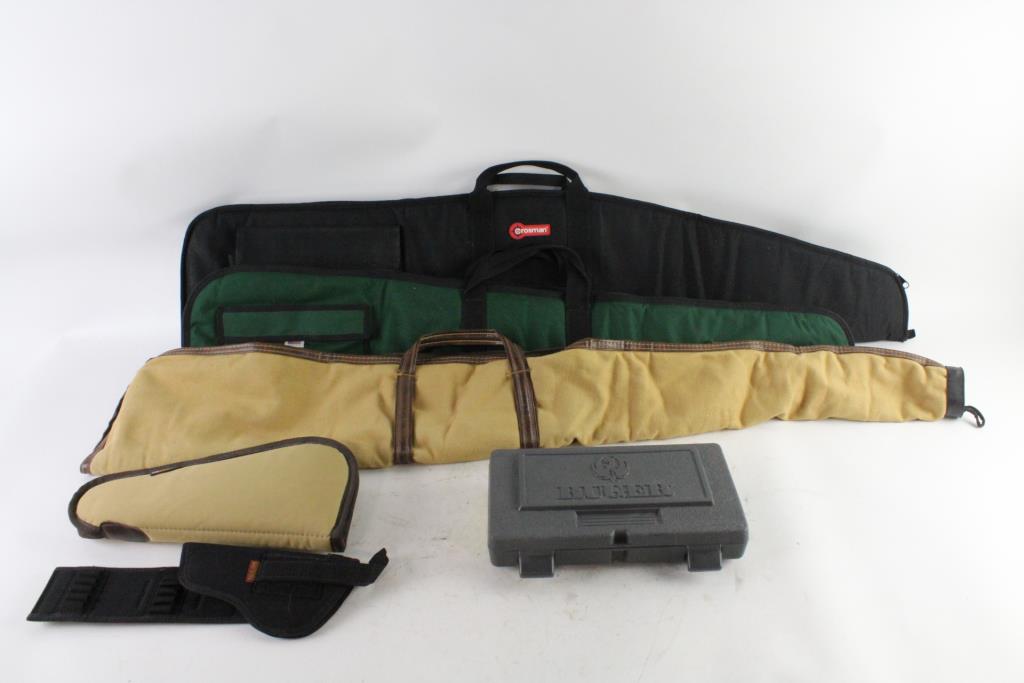 Ruger Hardshell Revolver Case, Crosman Softshell Rifle Carrying Case ...