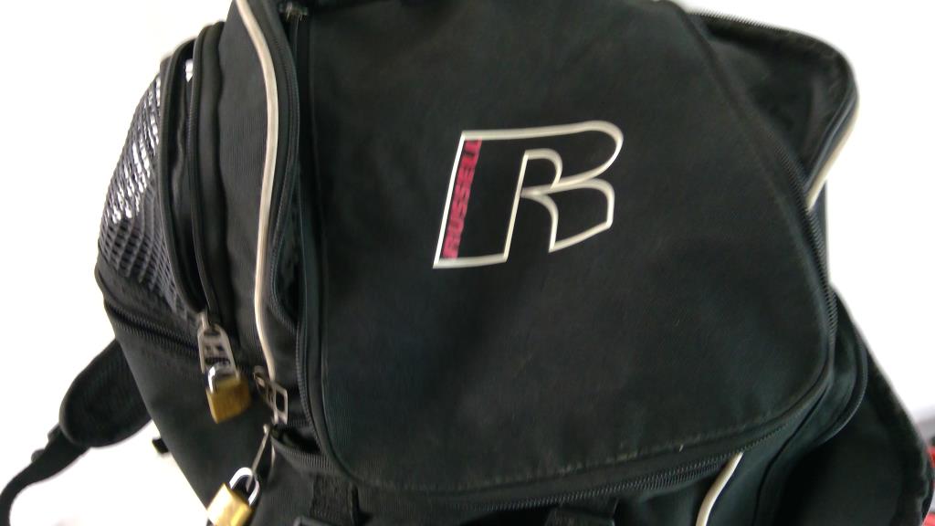 Russell Backpack With Jumper Cables And More, 3 Pieces | Property Room