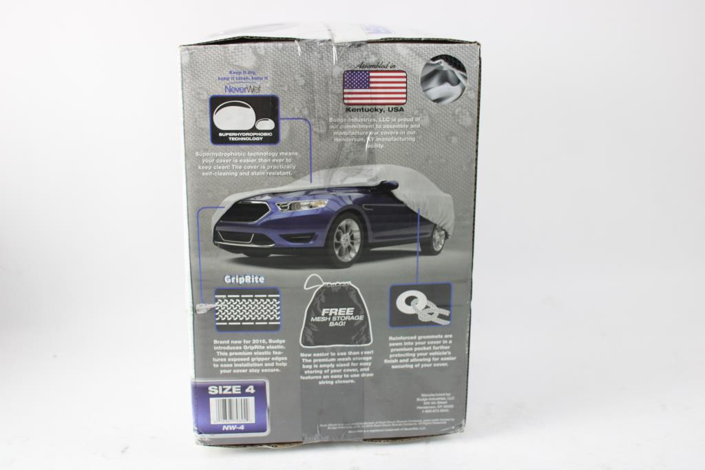 Rust-Oleum Never Wet Car Cover, Size 4 | Property Room