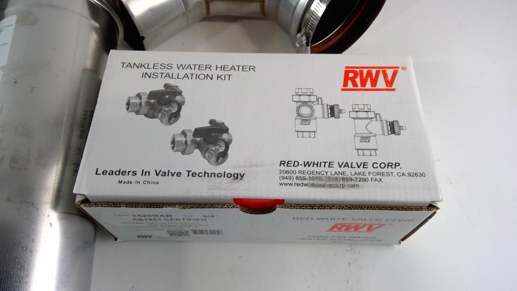 RWV Tankless Water Heater Kit | Property Room