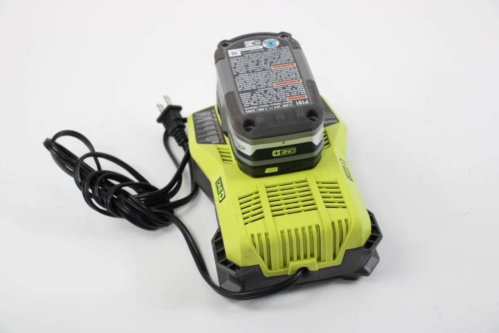 Ryobi 30 Minute Charger And Battery Pack | Property Room