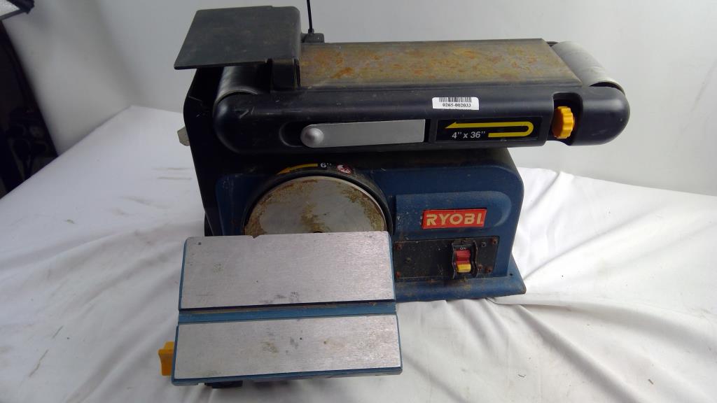 Ryobi 4' X 6" Belt & Disc Sander, BD 4600 | Property Room