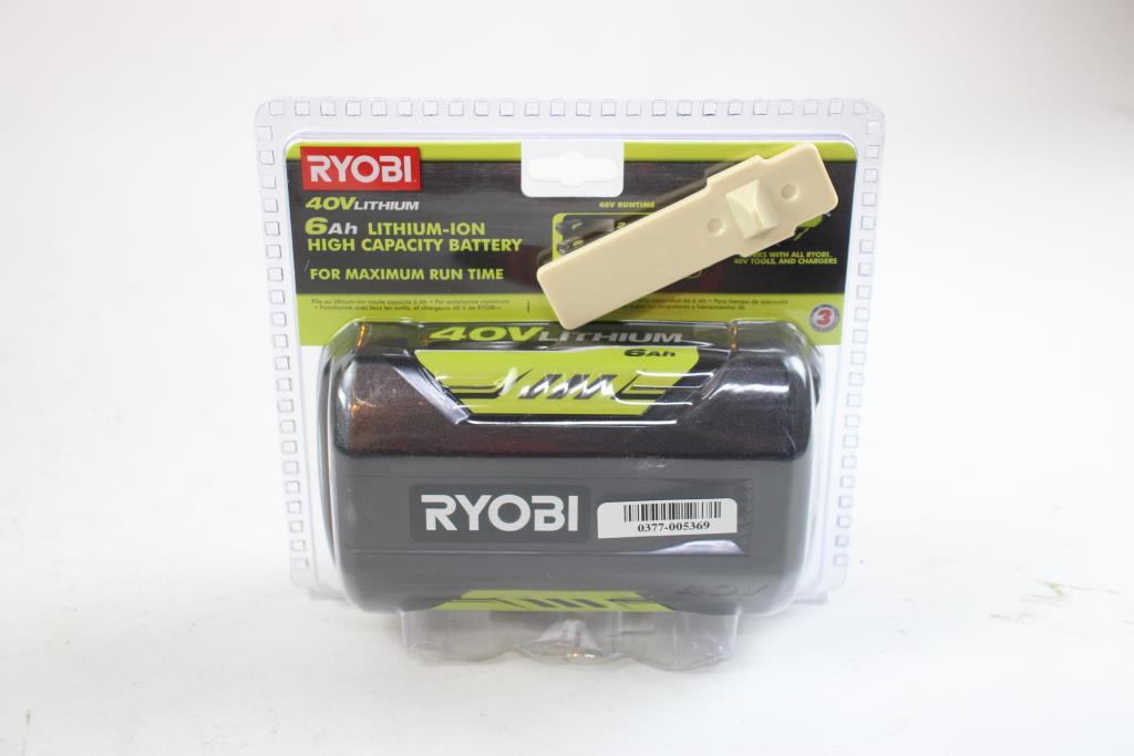 Ryobi 40V 4Ah Battery Pack, OP40401 | Property Room