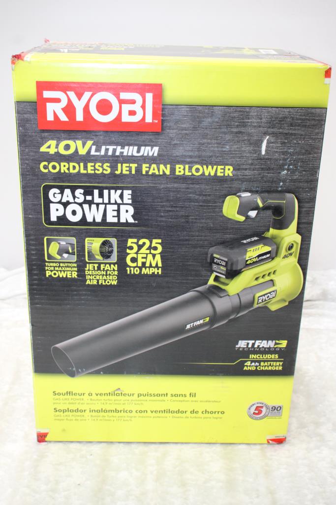 Ryobi 40v Cordless Jet Fan Blower | Property Room