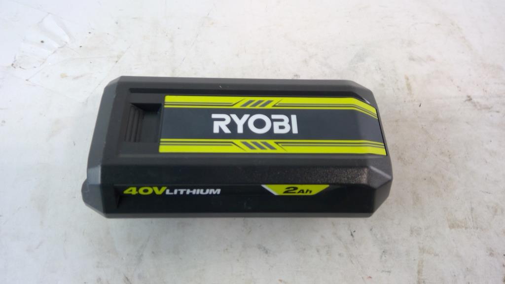 Ryobi 40v Lithium 2ah Rechargeable Tool Battery | Property Room