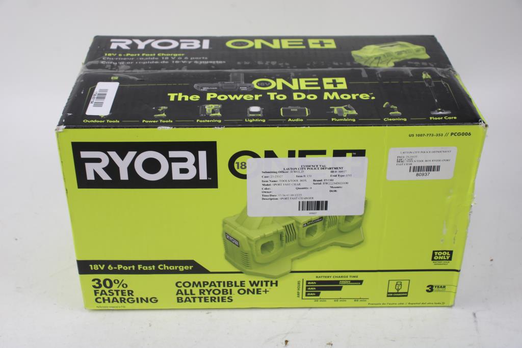 Ryobi 6 Port Fast Charger | Property Room