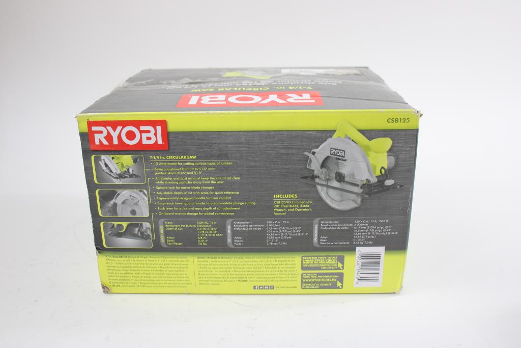 Ryobi 7-1/4" Circular Saw | Property Room