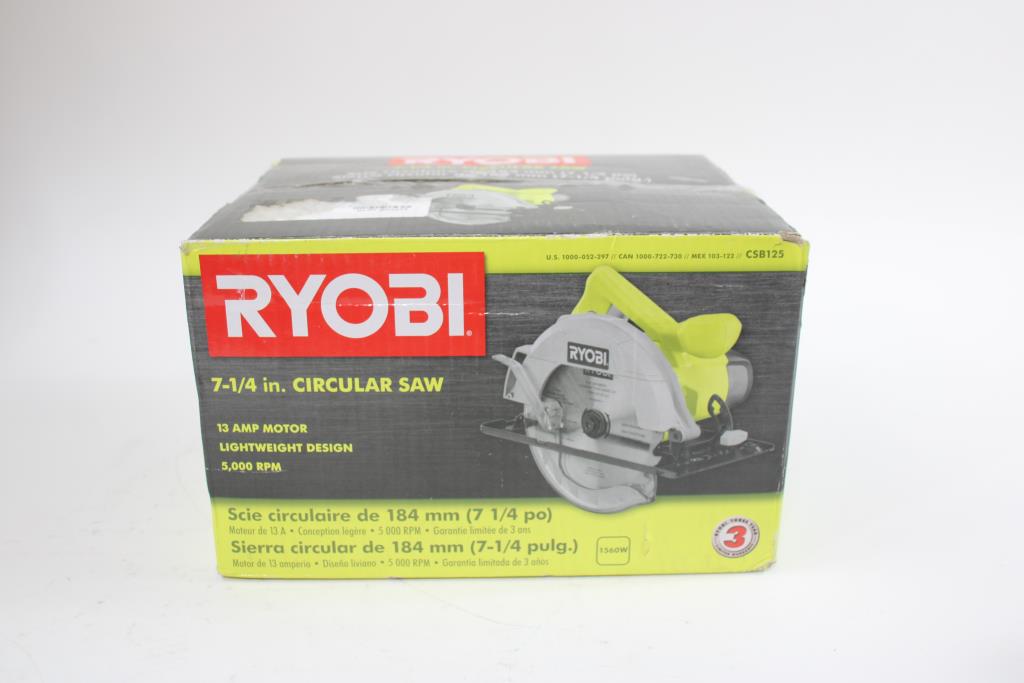 Ryobi 7-1/4" Circular Saw | Property Room