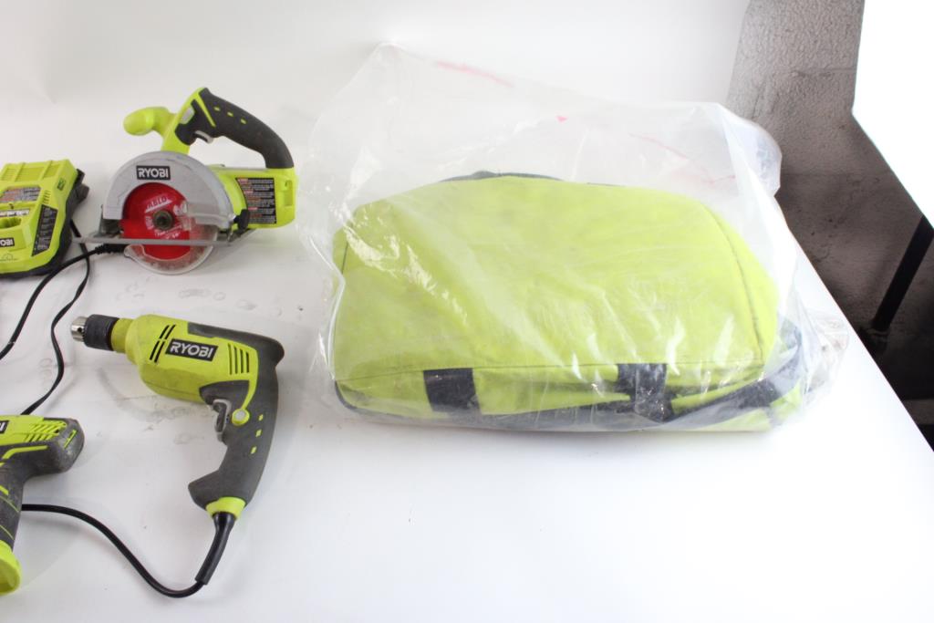 Ryobi Bag With Tools And Accessories 10+Pieces | Property Room