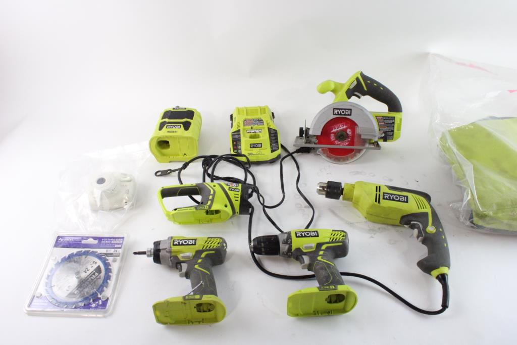 Ryobi Bag With Tools And Accessories 10+Pieces | Property Room