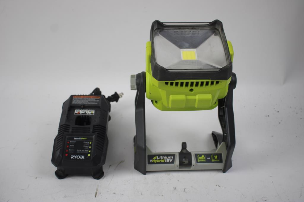 Ryobi, Charger P118, Light P720 | Property Room