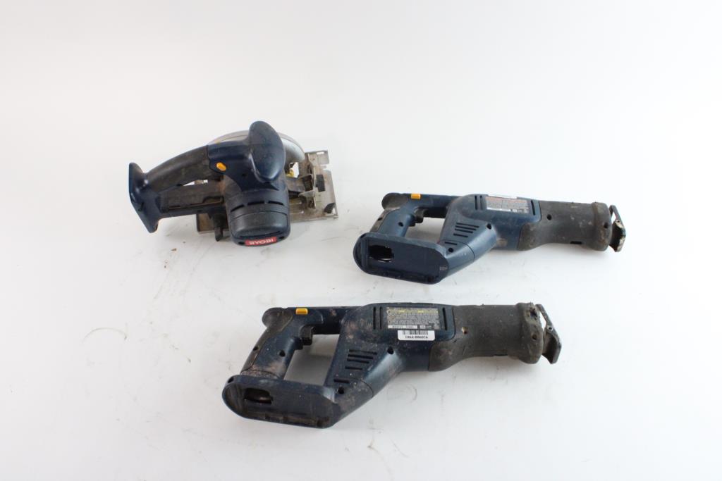 Ryobi Circular Saw & Reciprocating Saws, 3 Pieces | Property Room