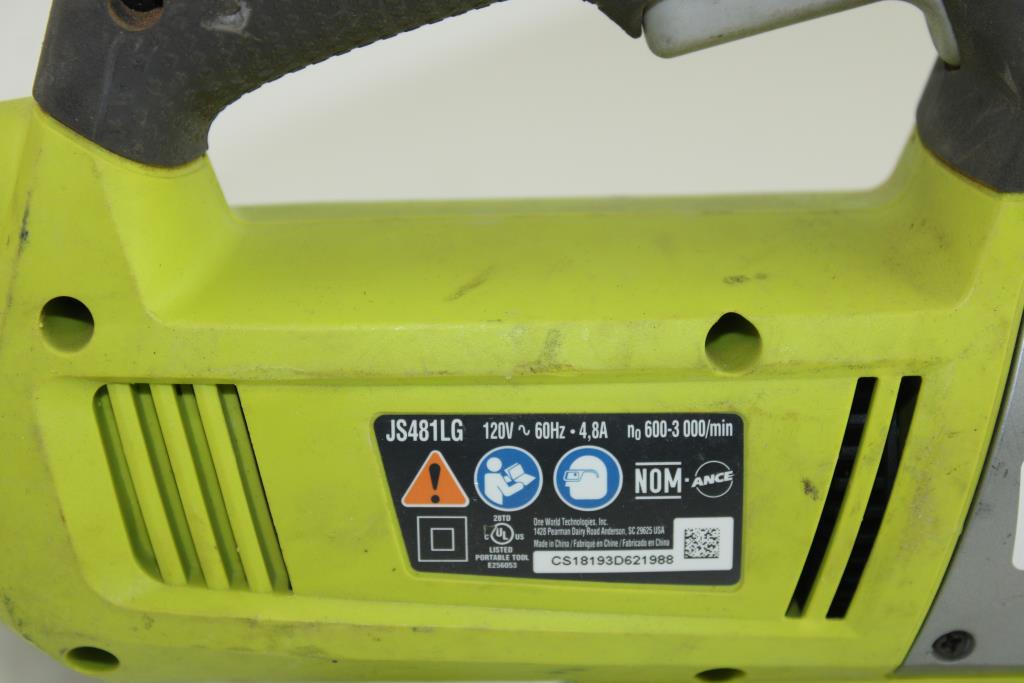 Ryobi Corded 4.38amp Speed T-shank Orbital Jig Saw | Property Room