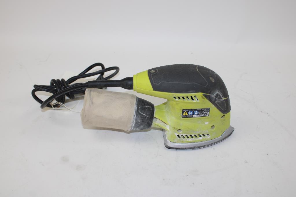 Ryobi Corded Corner Cat Power Sander CFS1503G With Dust Bag | Property Room