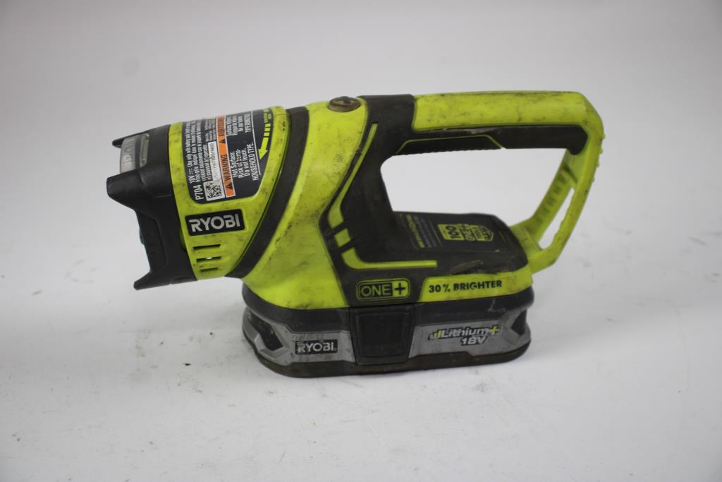 Ryobi Cordless Flashlight, P704 | Property Room