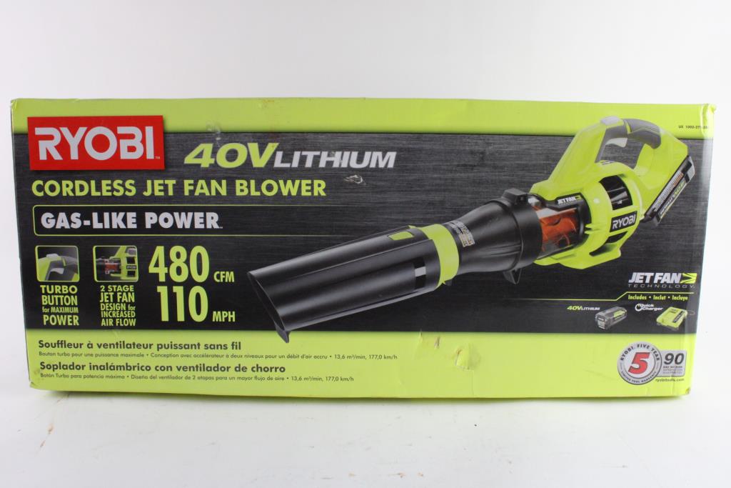 Ryobi Cordless Jet Fan Blower | Property Room