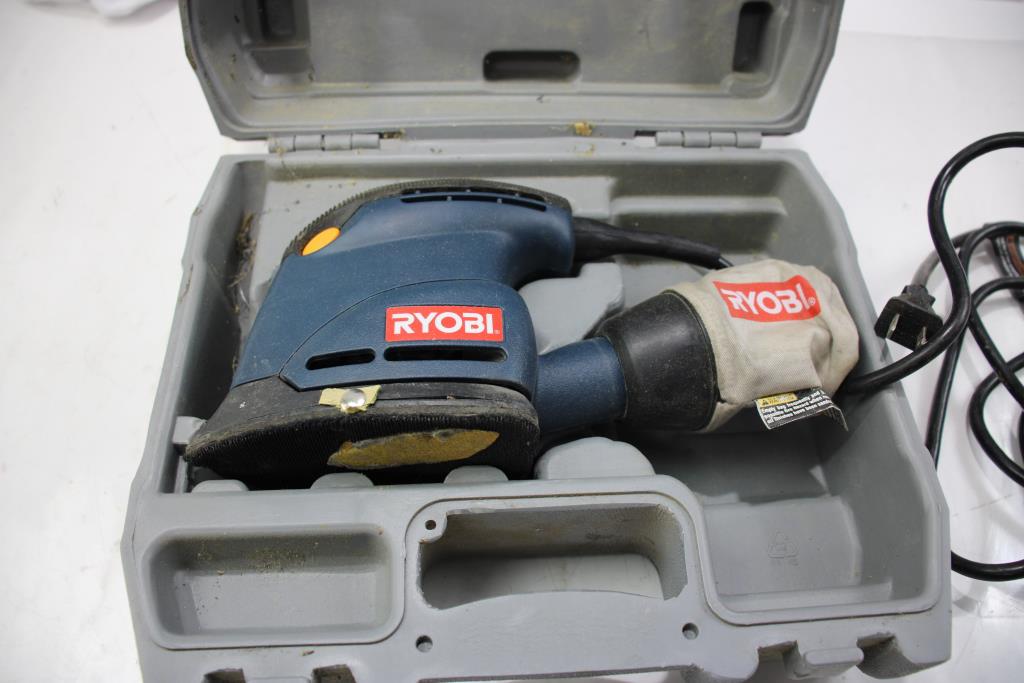 Ryobi Corner Cat Electric Corded Sander W/ Case | Property Room