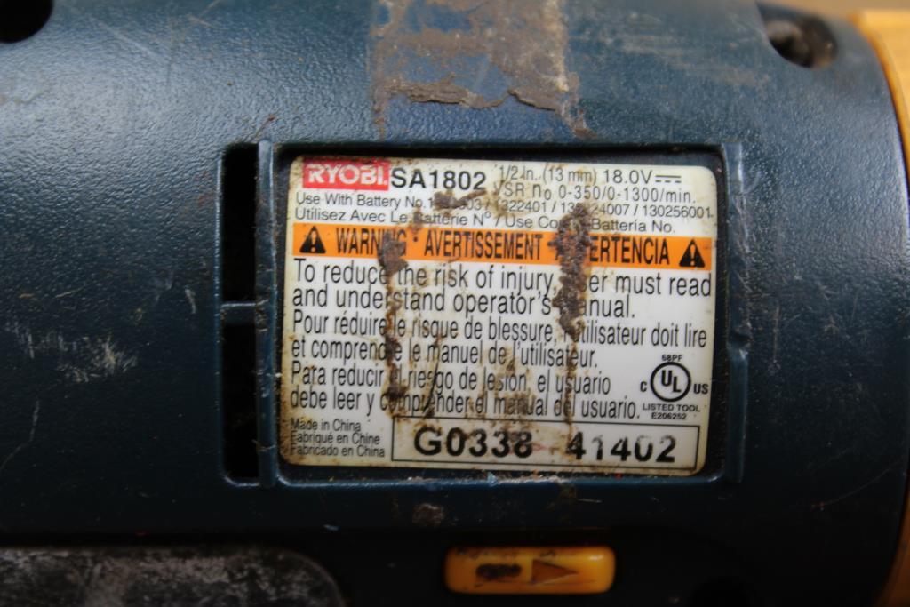 Ryobi Drill, Solar Battery & System Tester, Hand Tools, & More; 10 ...