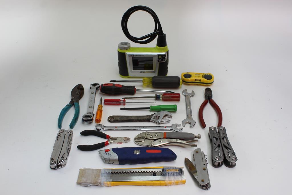 Ryobi Inspection Scope, Gerber Multi-tool And More Various Tools ...