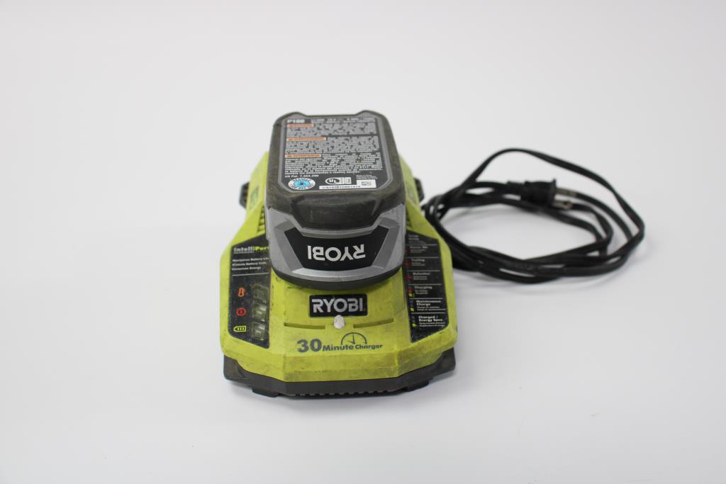 Ryobi Intelliport Battery Charger And Battery Pack | Property Room
