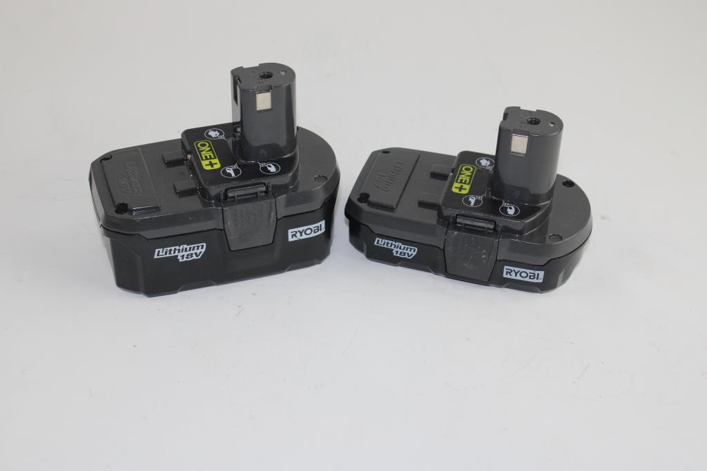 Ryobi Lithium 18V Battery Only P102 And Ryobi Lithium 18V Battery Only ...
