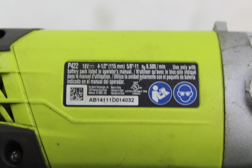 Ryobi One+ P422 Angle Grinder | Property Room