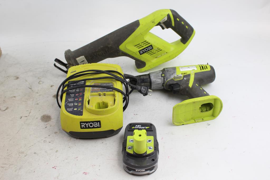 Ryobi P250 Drill And P513 Reciprocating Saw | Property Room