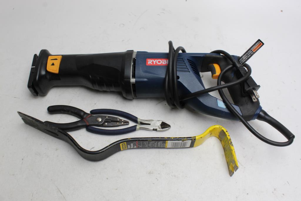 Ryobi Reciprocating Saw, Stanley Wonder Bar, Allied And Craftsman ...