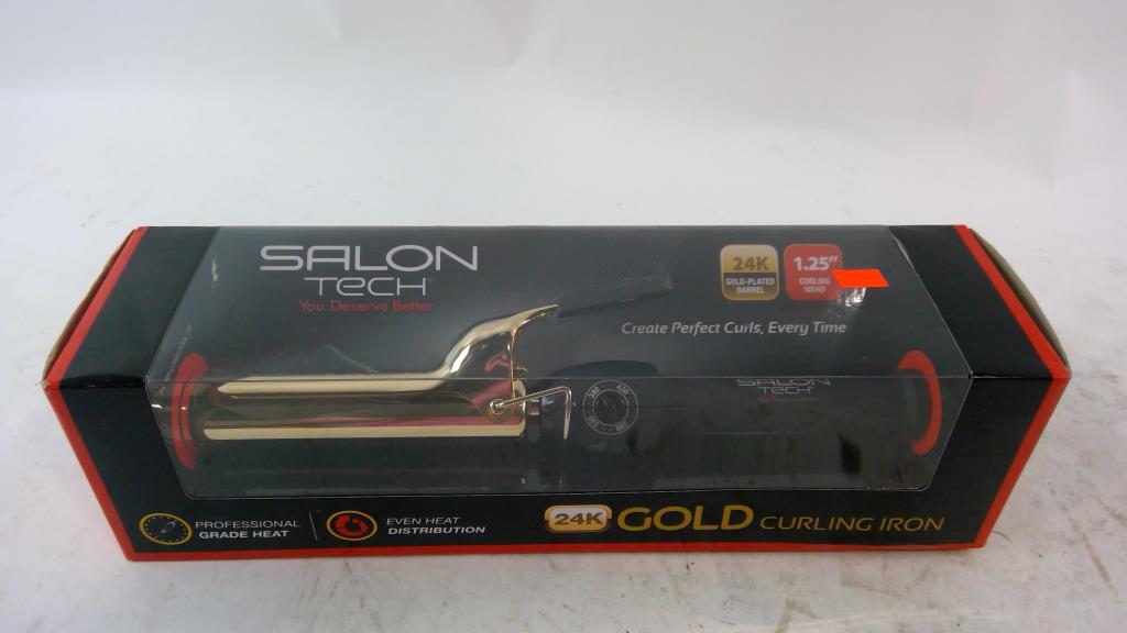 Salon Tech 24k Gold Curling Iron | Property Room