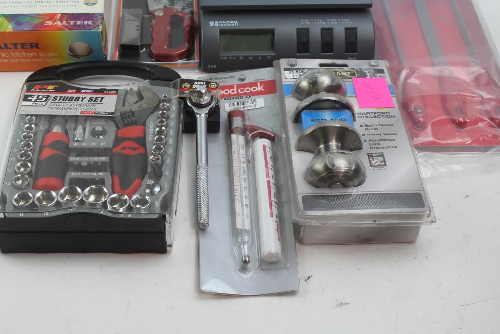 Salter Scales, Performance Tools Stubby Set, Gordon Multi-Tool Razor ...