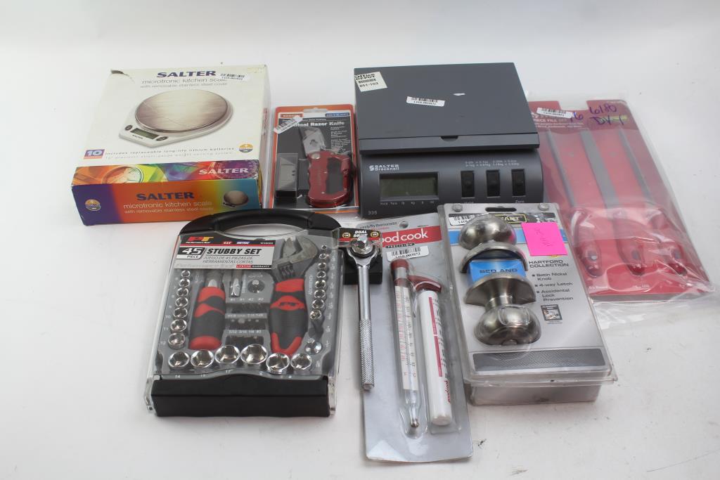 Salter Scales, Performance Tools Stubby Set, Gordon Multi-Tool Razor ...