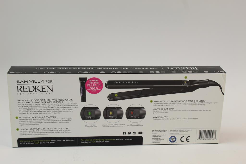 Sam Villa Redken Professional Straightening & Shaping Iron | Property Room
