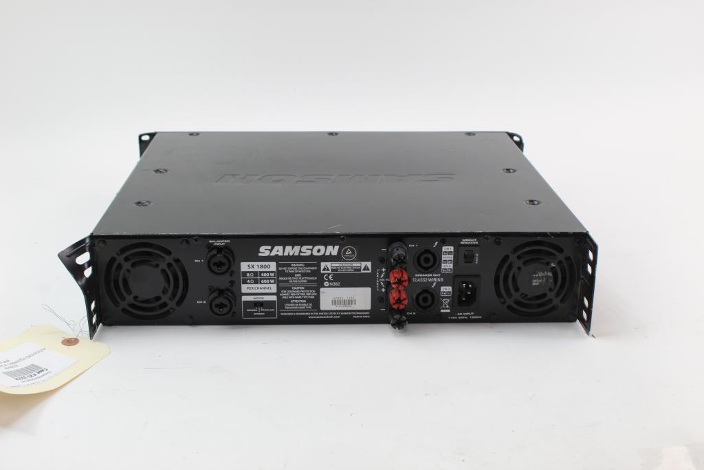 Samson SX1800 Power Amp | Property Room