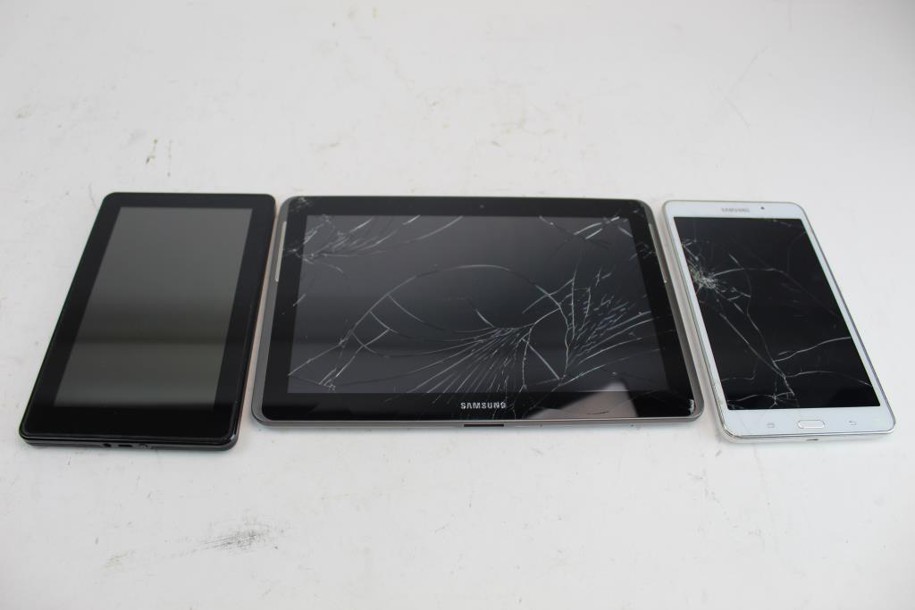 Samsung & Amazon Kindle Assorted Tablets; 3 Pieces | Property Room