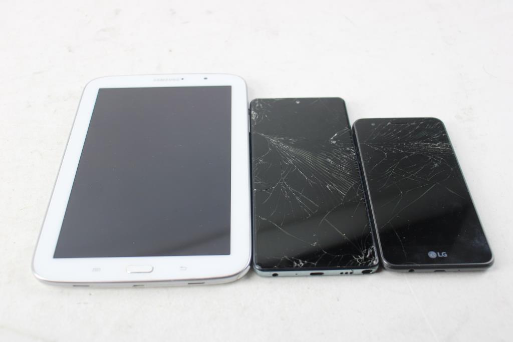 Samsung And LG Tablet And Phone Lot, 3 Pieces | Property Room