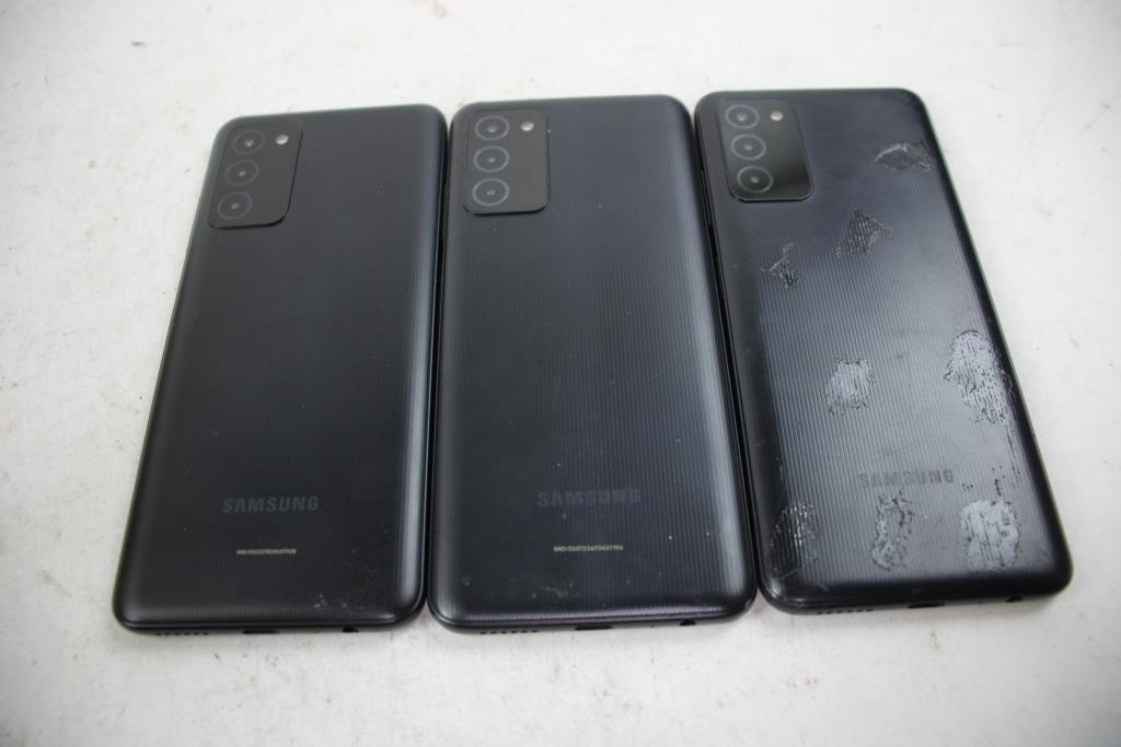 Samsung Cell Phone Lot, 3 Pieces, Sold For Parts | Property Room