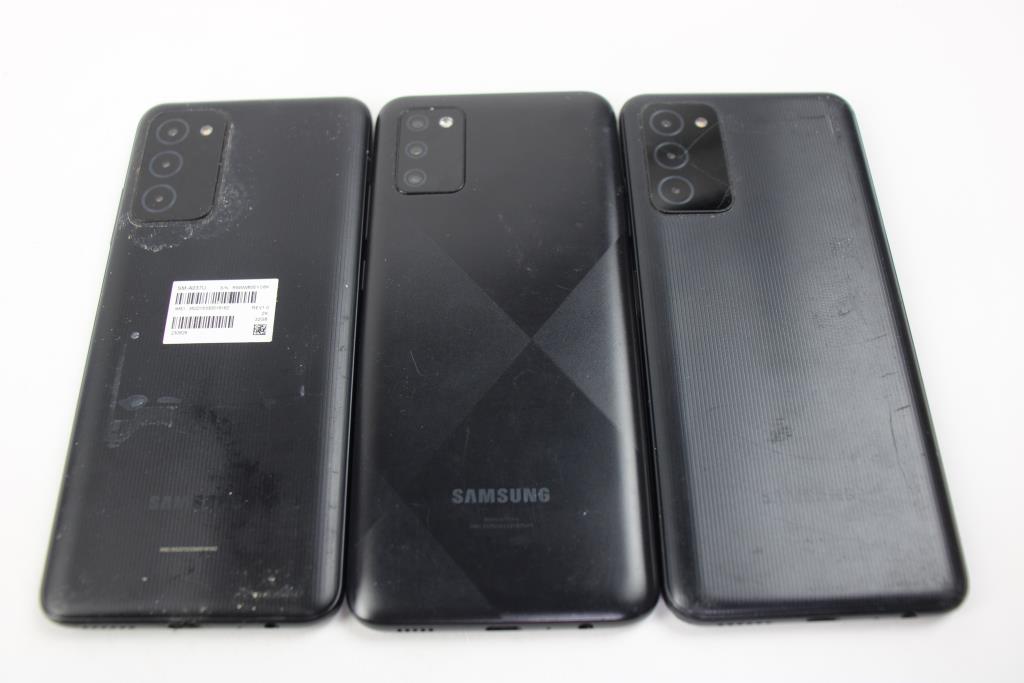 Samsung Cell Phone Lot, 3 Pieces, Sold For Parts | Property Room