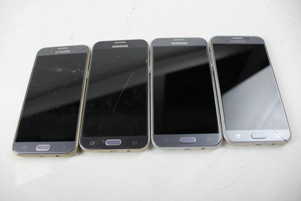Samsung Cell Phone Lot, 4 Pieces, Sold For Parts | Property Room