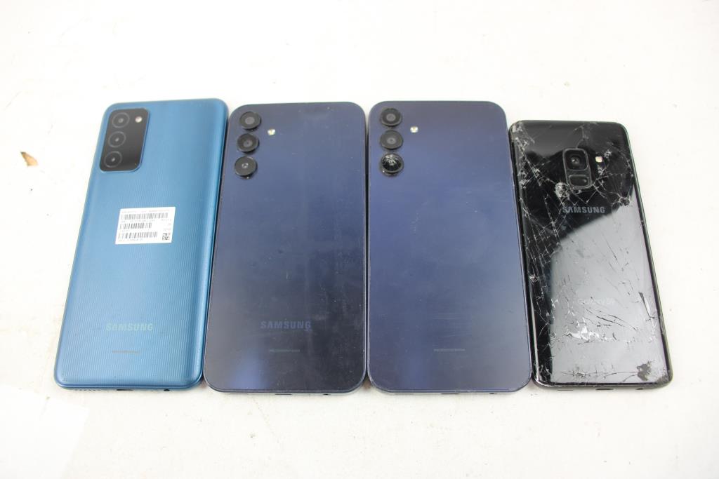 Samsung Cell Phone Lot, 4 Pieces, Sold For Parts | Property Room