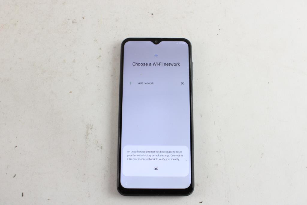 Samsung Galaxy A32, Google Account Locked, Sold For Parts | Property Room