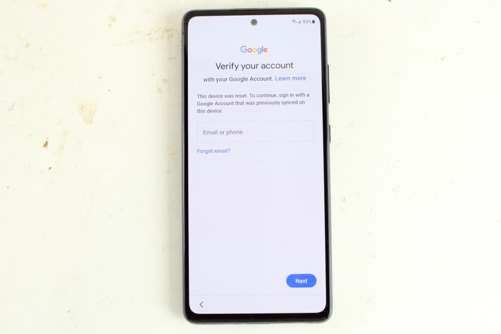 Samsung Galaxy S20 FE 5G, Google Account Locked, Sold For Parts ...