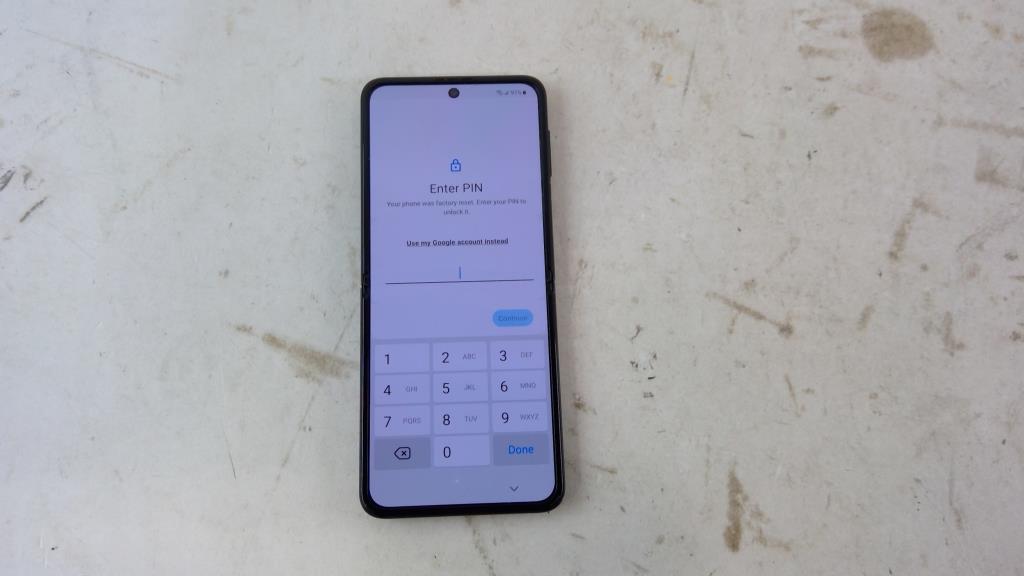 Samsung, Google Account Locked, Sold For Parts | Property Room