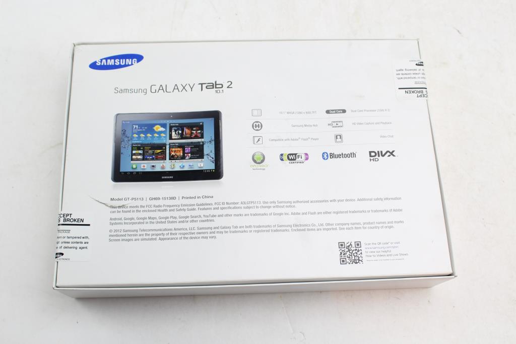 Samsung GT-P5113 TSYXAR 10.1 Inch Galaxy Tab 2 1.0GHz/ 16GB | Property Room