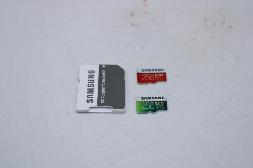 Samsung MicroSD Memory Cards, 256GB, Lot Of 2 | Property Room
