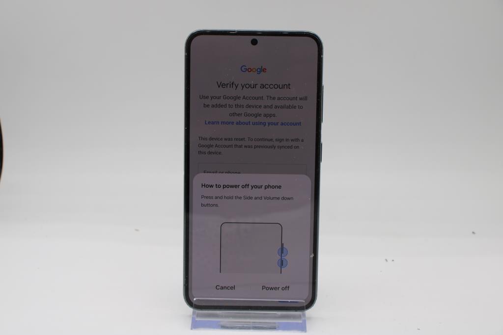 Samsung S23, Google Account Locked, Sold For Parts | Property Room